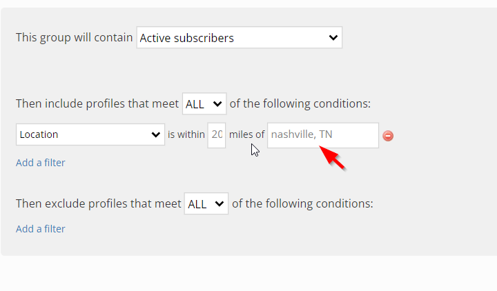 Mobile Commons: How to create a dynamic group using the location filter ...