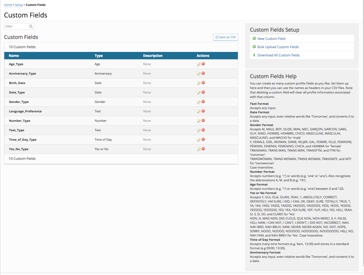 Mobile Commons: Custom Fields – Mobile Commons FAQ