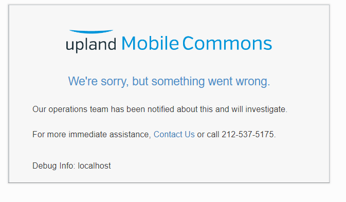 Mobile Commons: Campaign editors issue – Mobile Commons FAQ